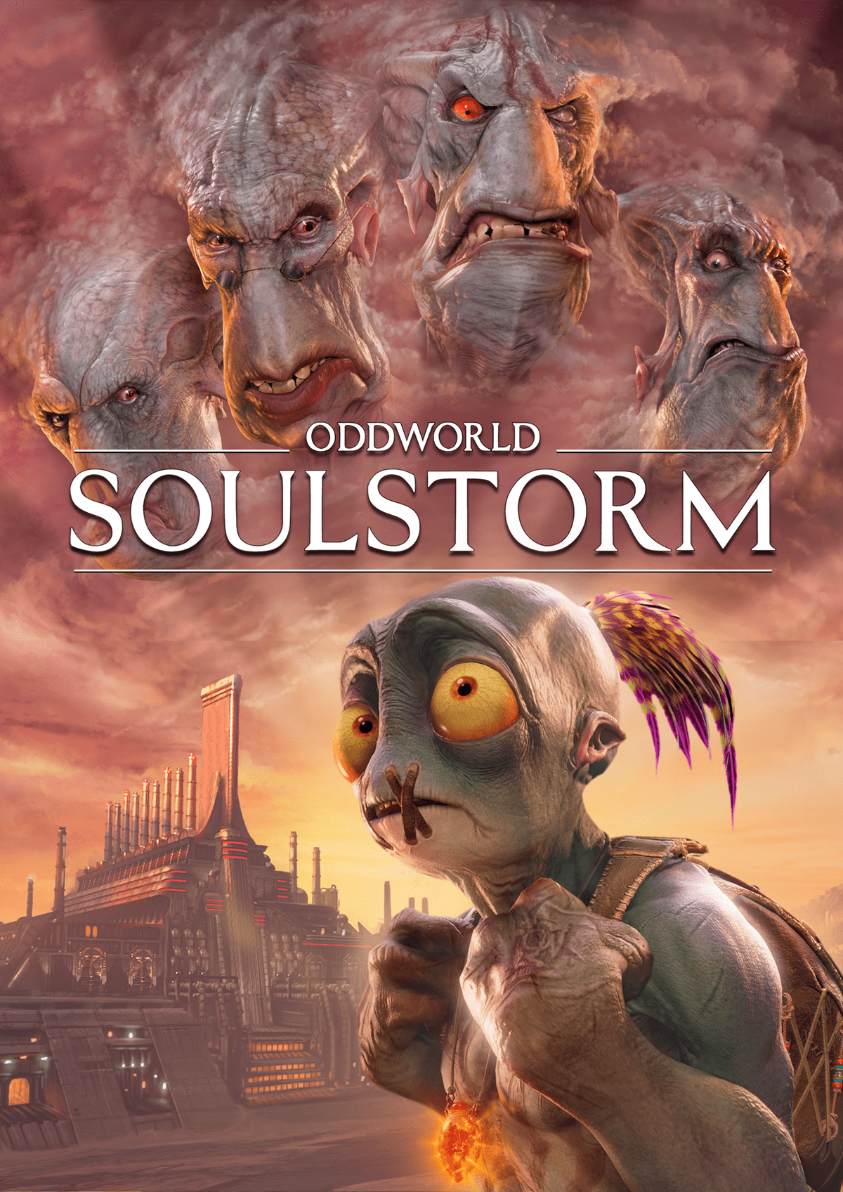Oddworld: Soulstorm (video game, dystopian, cinematic platformer ...