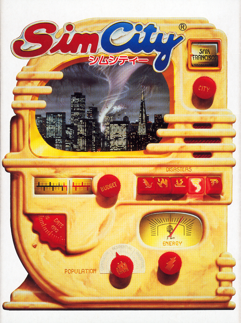 SimCity (video game, city-building, top-down, real-time, pixel art ...