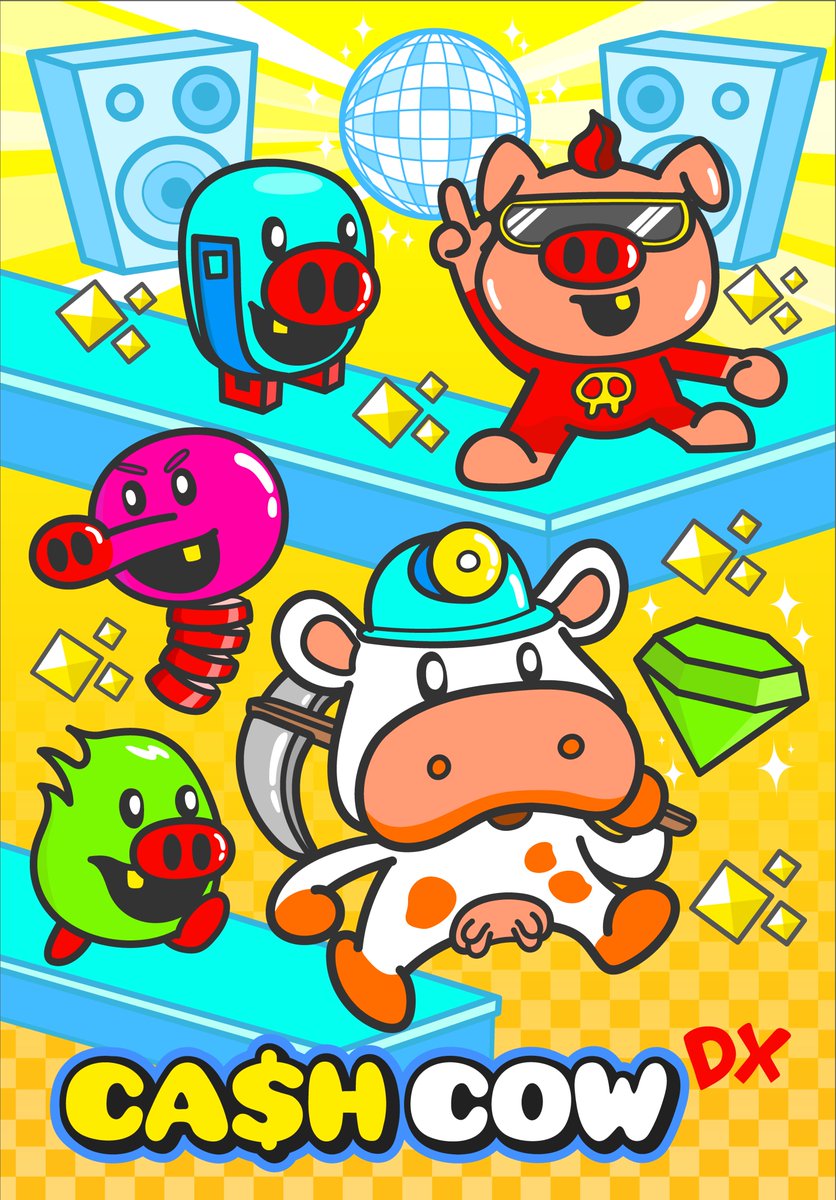Cash Cow DX (video game, 2D platformer, arcade) reviews & ratings ...