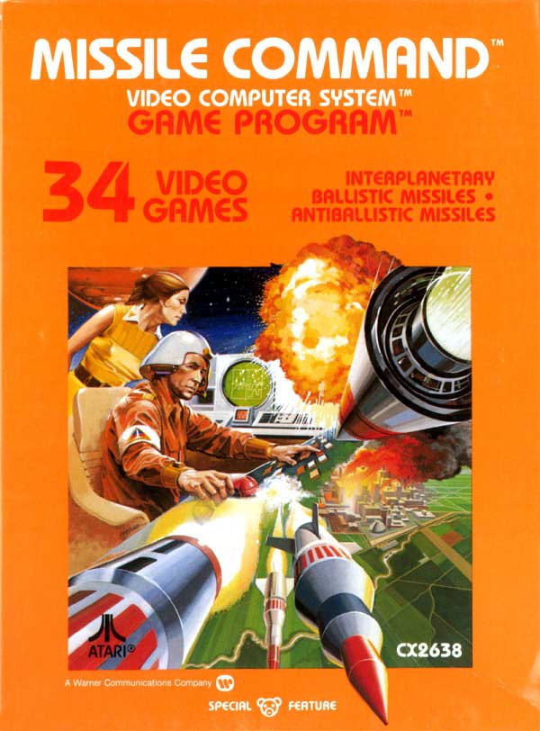 Missile Command (video game, Atari 2600/VCS, 1981) reviews & ratings ...