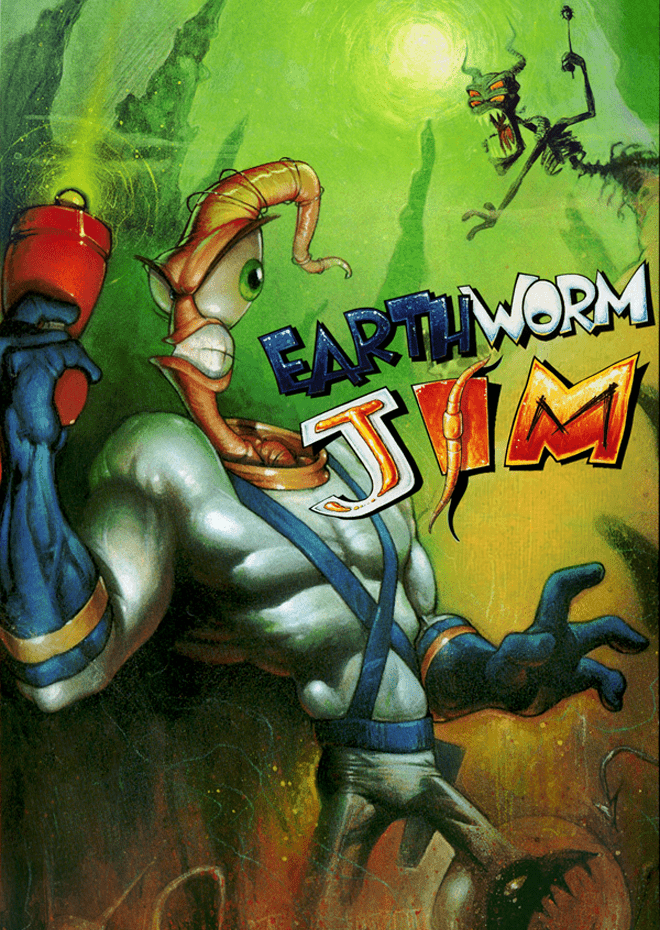 Earthworm Jim (video game, 2D platformer, absurdist comedy, science ...
