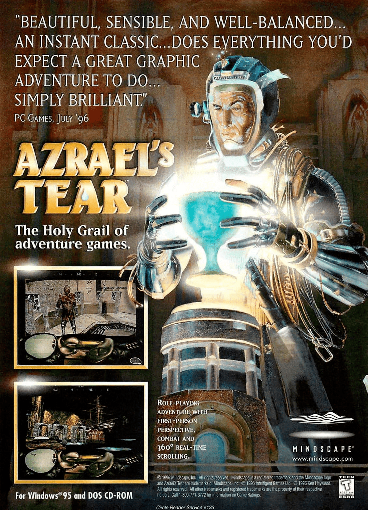 Azrael's Tear (video game, graphic adventure, first-person) reviews ...