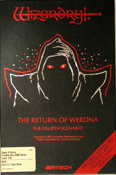 Wizardry: The Return of Werdna - The Fourth Scenario (video game, Apple ...