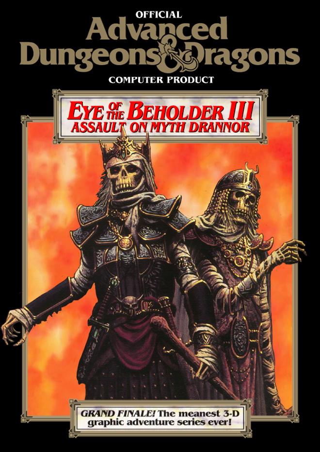 Eye of the Beholder III: Assault on Myth Drannor (video game, blobber, high fantasy, western RPG ...