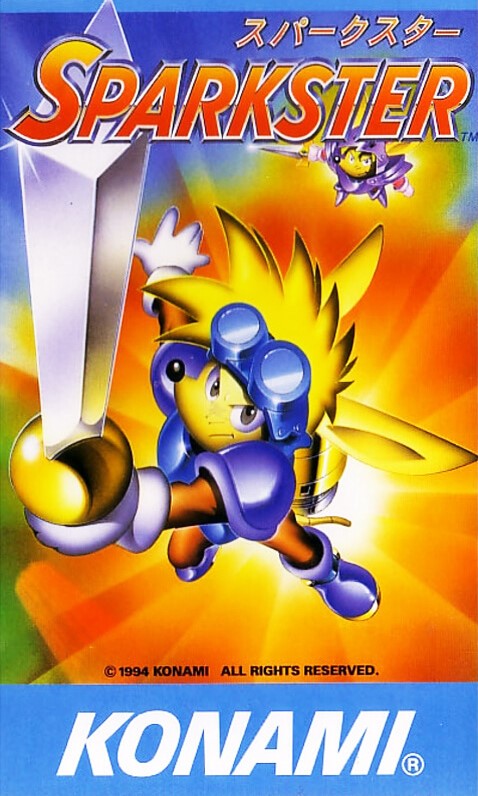 Sparkster (video game, 2D platformer, steampunk, side scroller, real ...