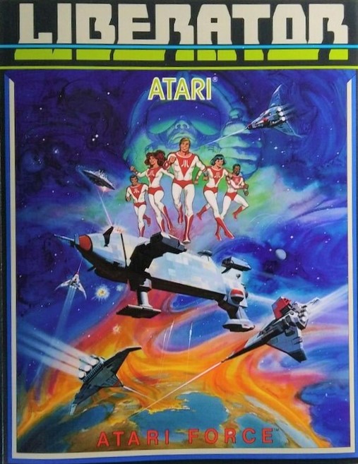 Liberator (video game, fixed shooter, science fiction, space, arcade ...