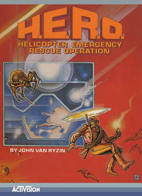 H.E.R.O. (video game, action, 2D platformer, superhero, vertical ...