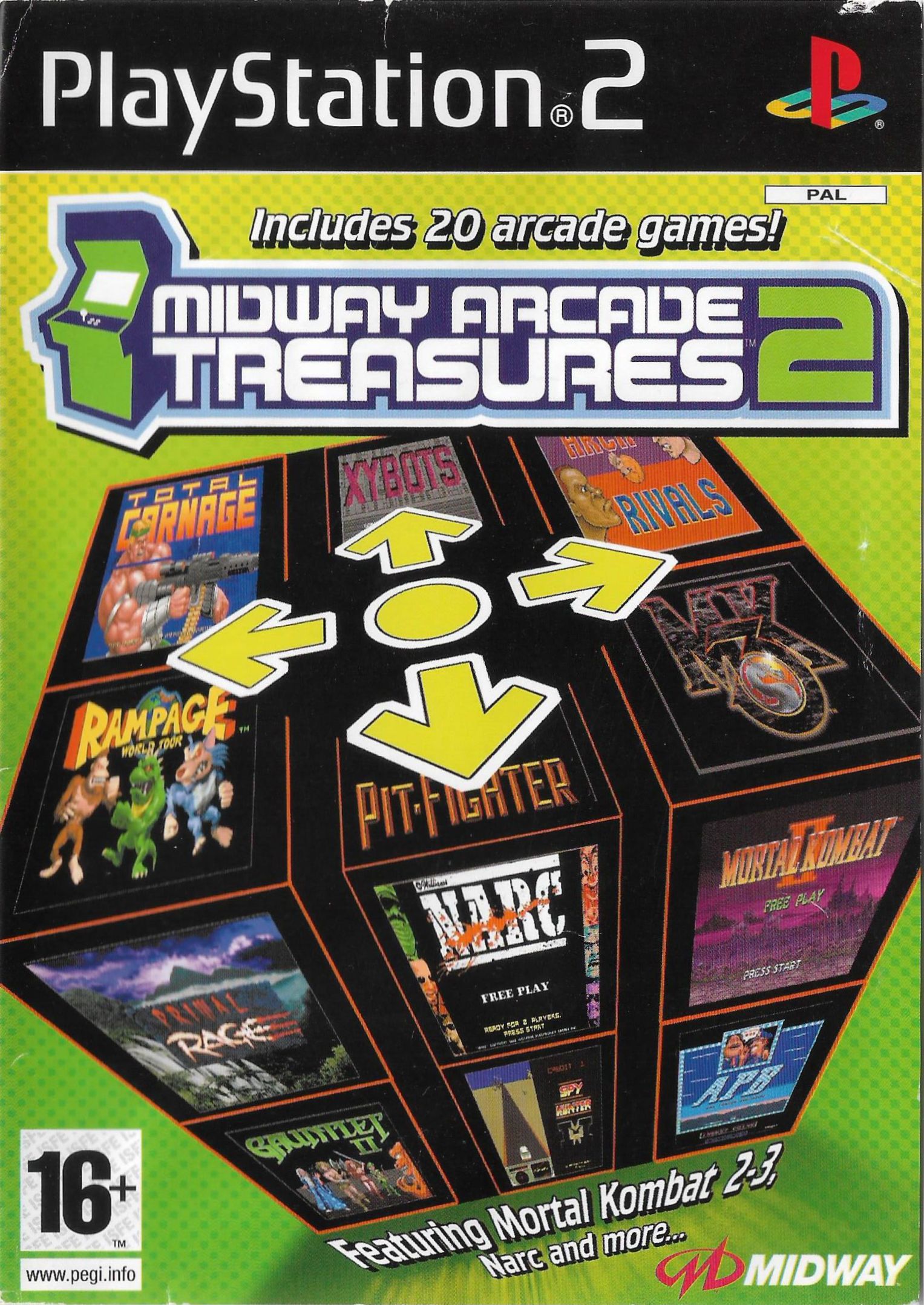 Midway Arcade Treasures 2 (video game, PS2, 2004) reviews & ratings ...