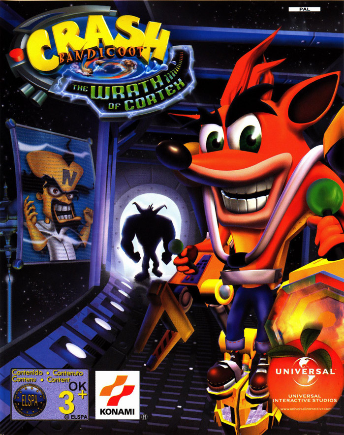 Crash Bandicoot: The Wrath of Cortex (video game, science fiction, 3D ...