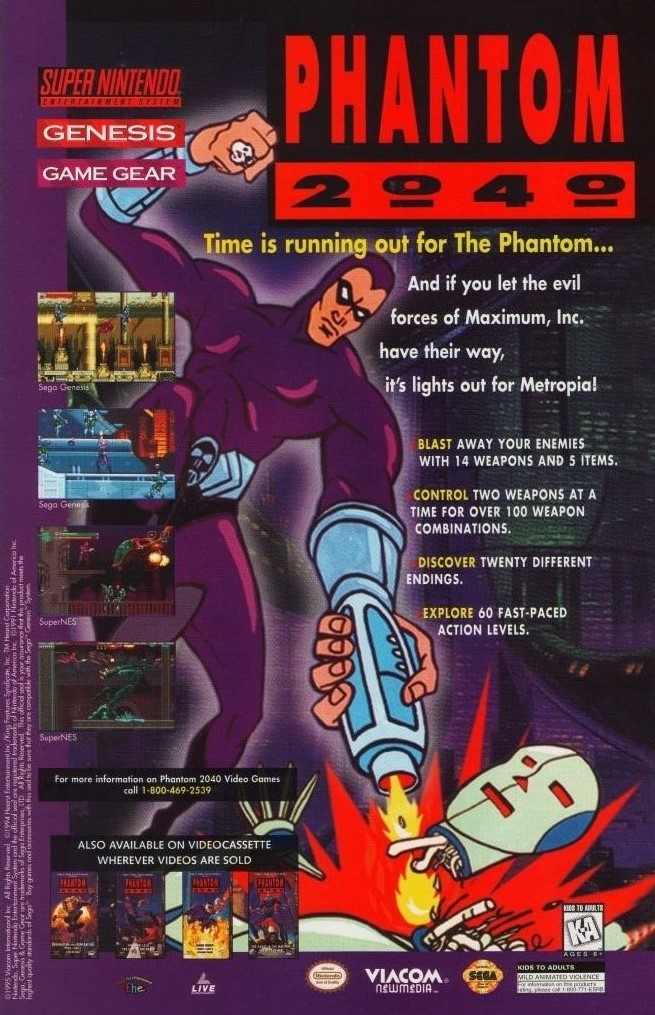 Phantom 2040 (video game, 2D platformer, action, science fiction ...