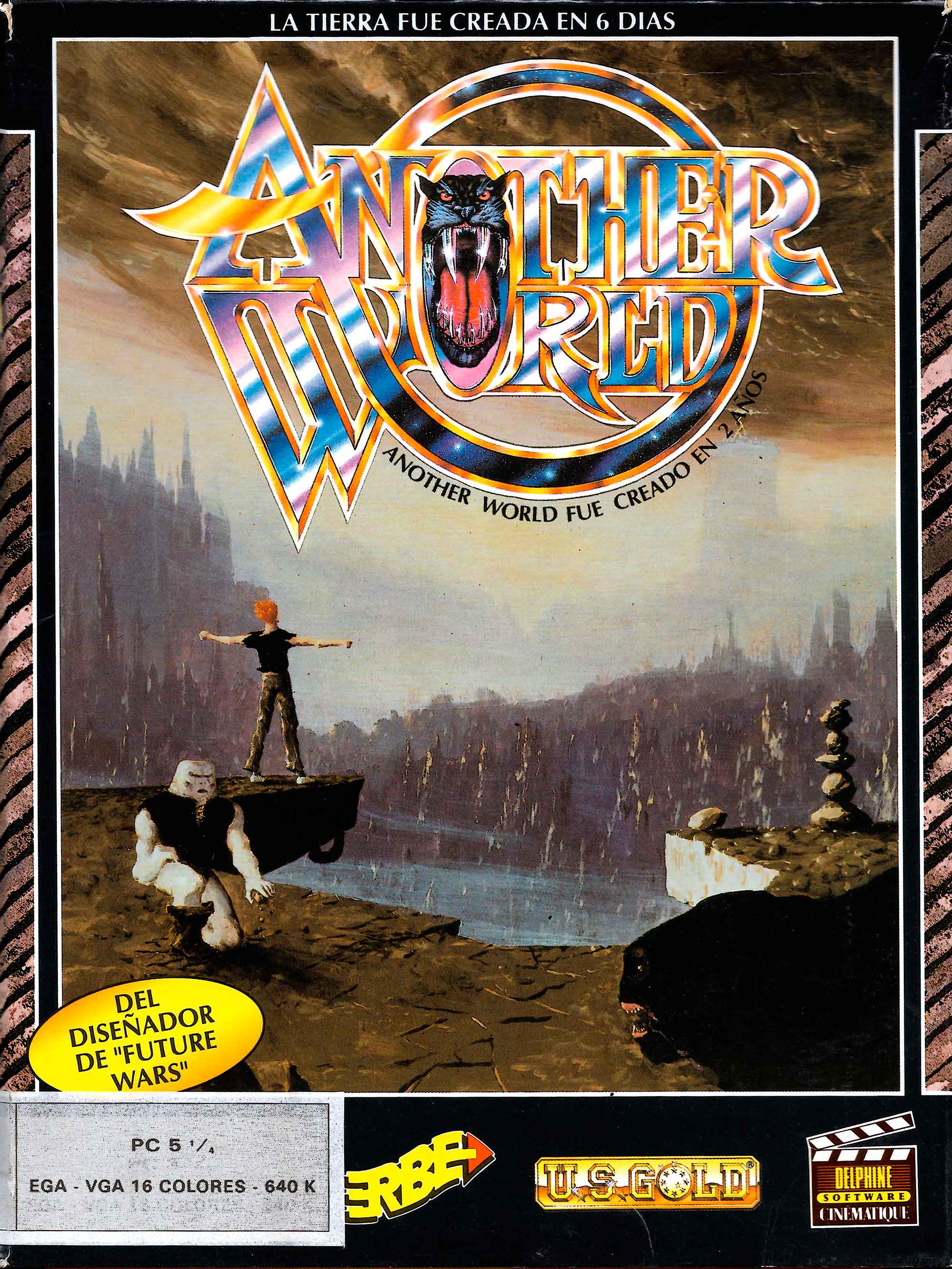 Another World (video game, DOS, 1992) reviews & ratings - Glitchwave video games database