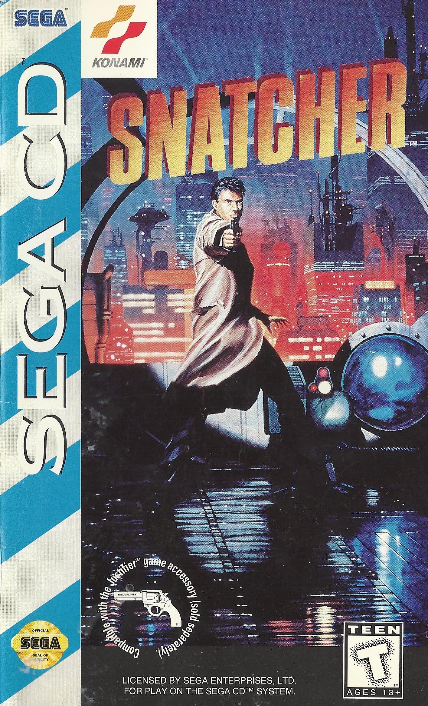 Snatcher [スナッチャー] (video game, Sega CD/Mega CD, 1994) reviews & ratings - Glitchwave video games ...