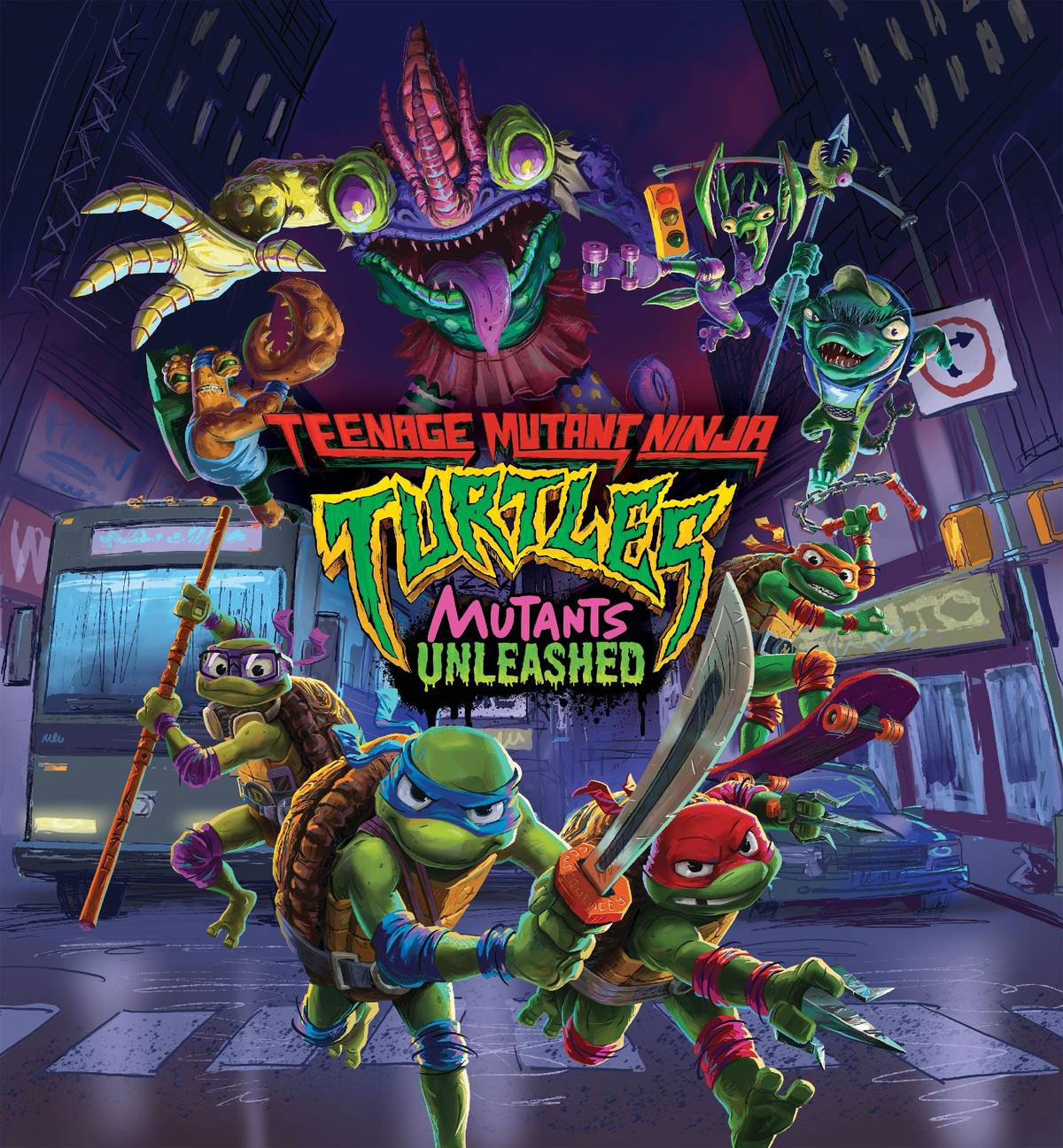 Teenage Mutant Ninja Turtles: Mutants Unleashed (video game, beat 'em ...