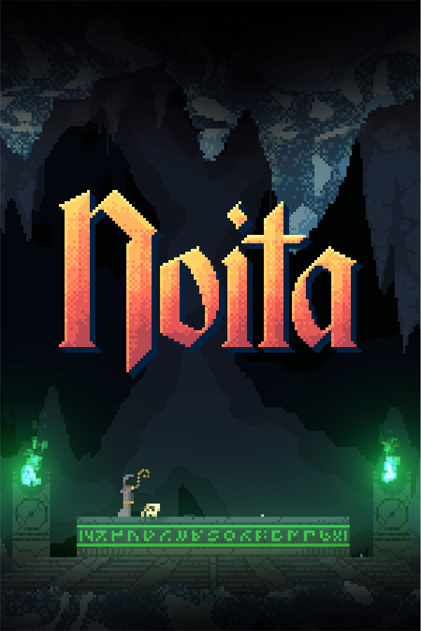 Noita (video game, action roguelike, 2D platformer, high fantasy ...
