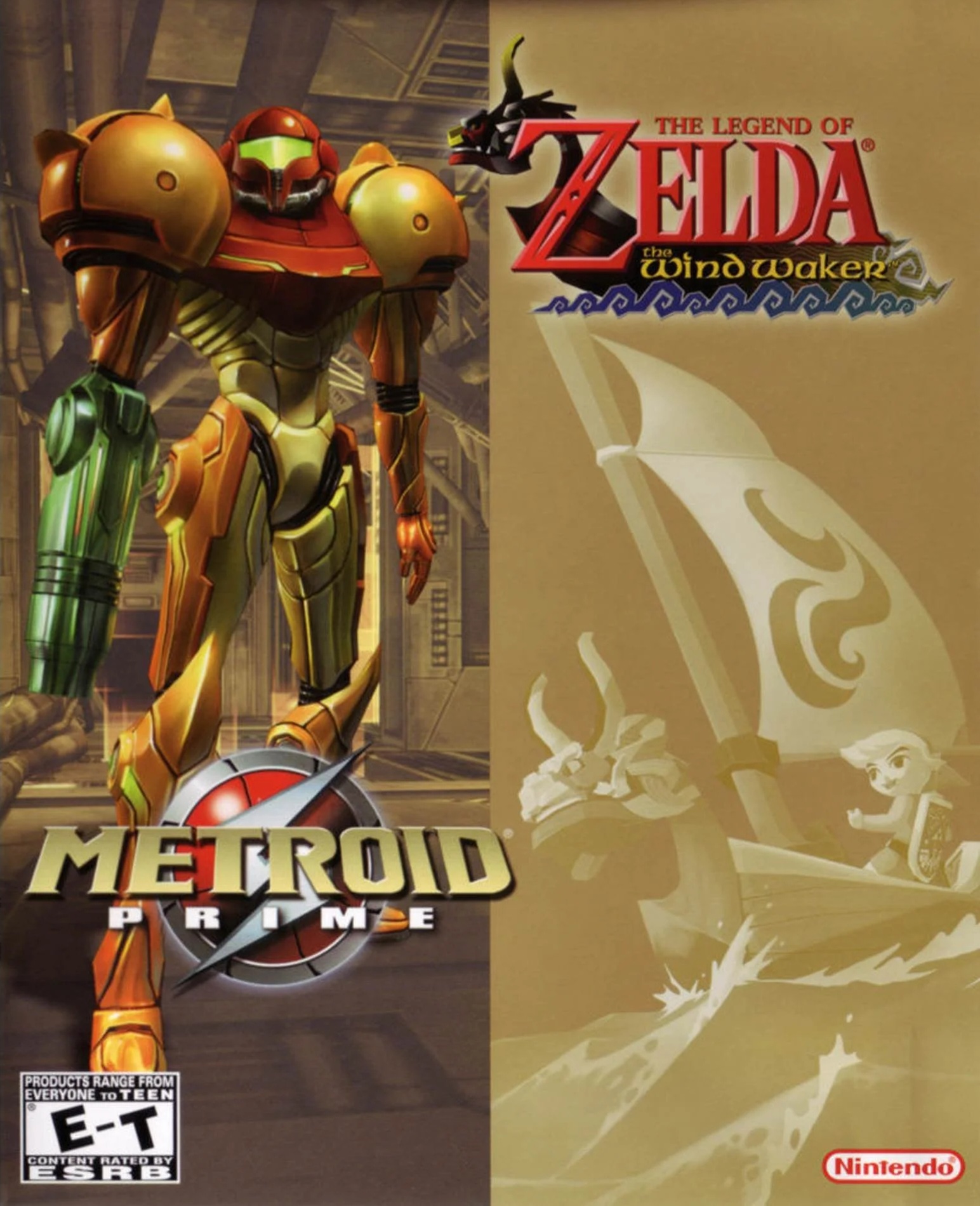 The Legend of Zelda: Wind Waker / Metroid Prime (video game, high ...