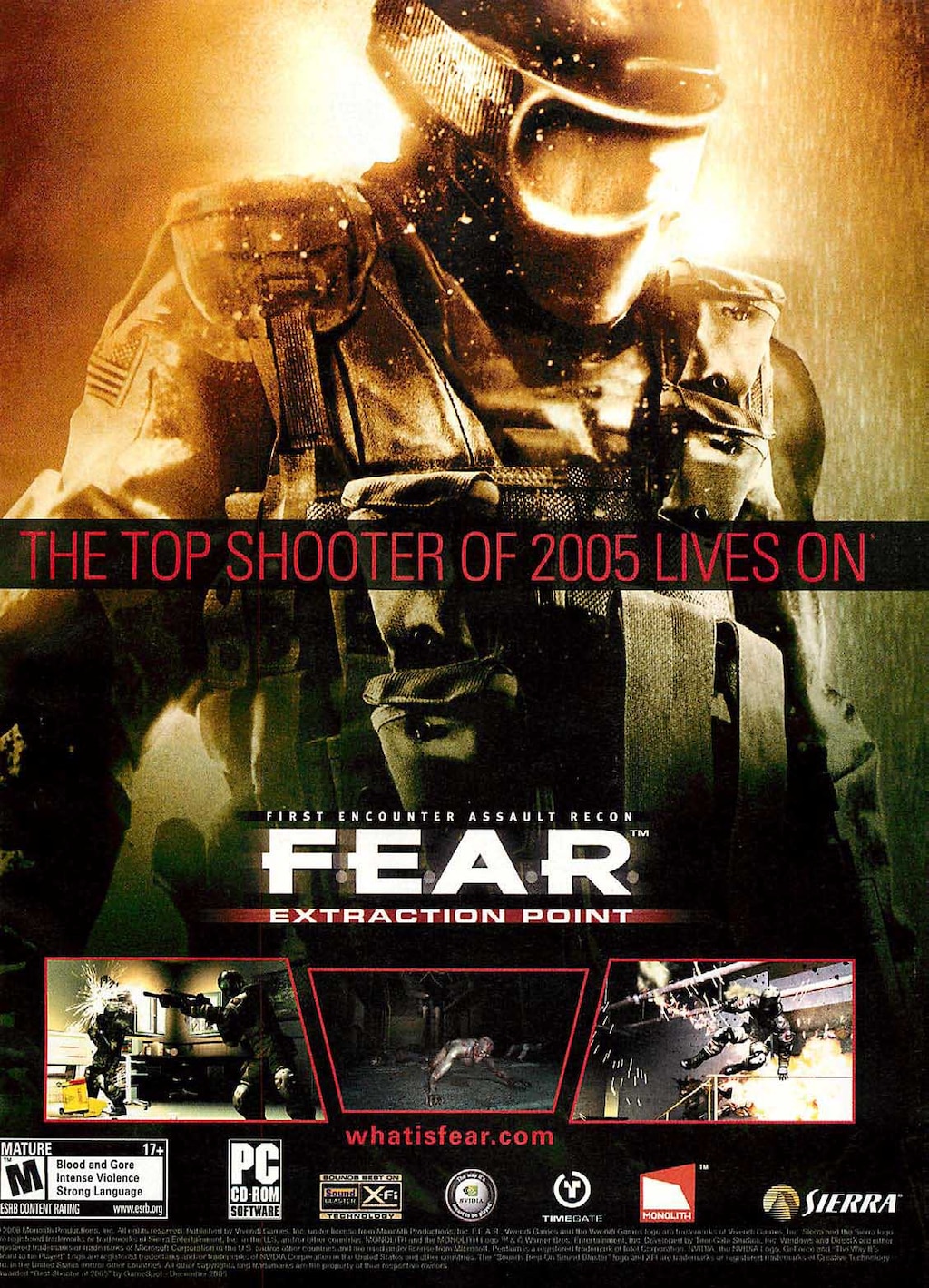 F.E.A.R. Extraction Point (video game, first-person shooter, ghost ...