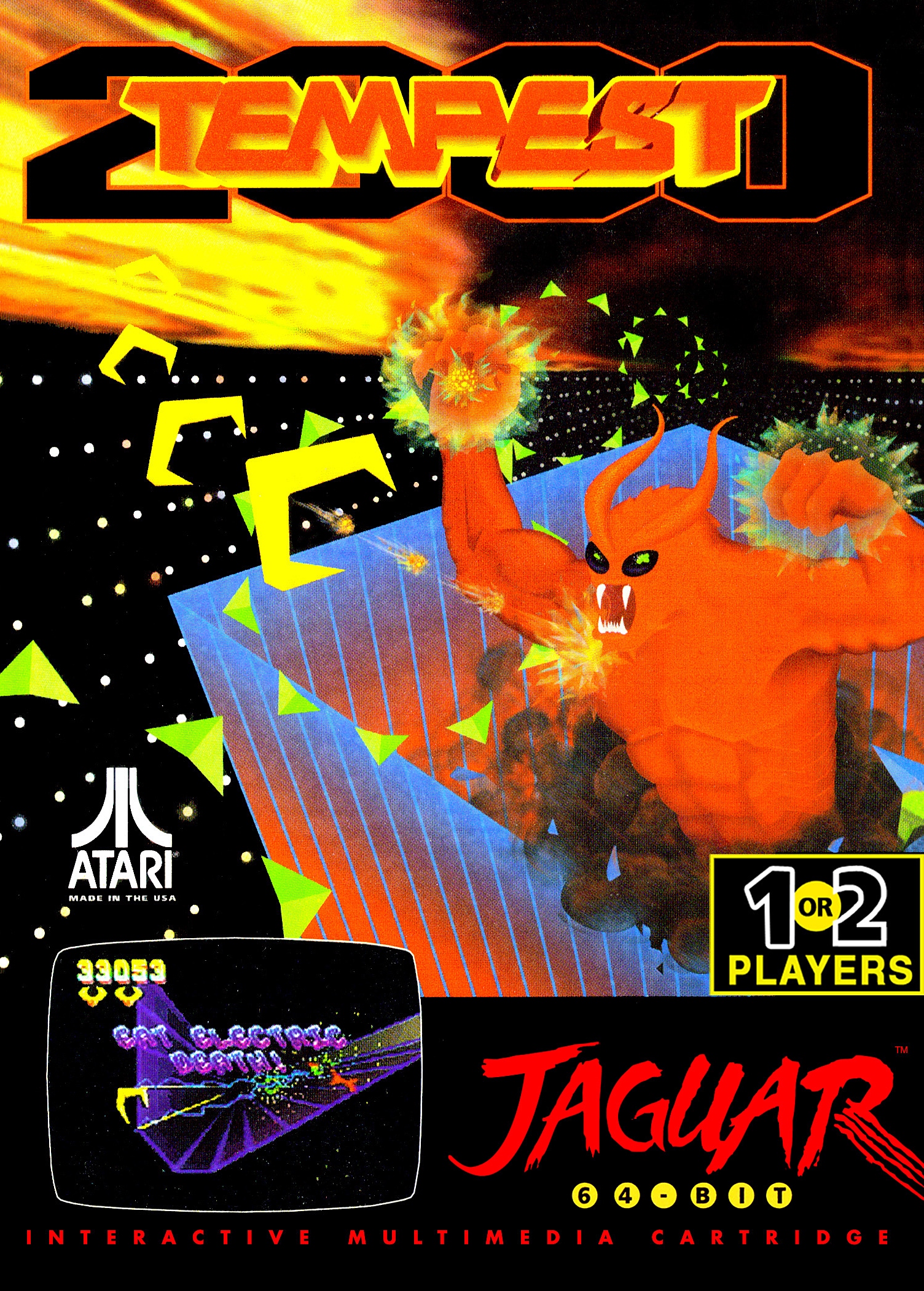 Tempest 2000 (video game, tube shooter, arcade, surrealism, space, high ...