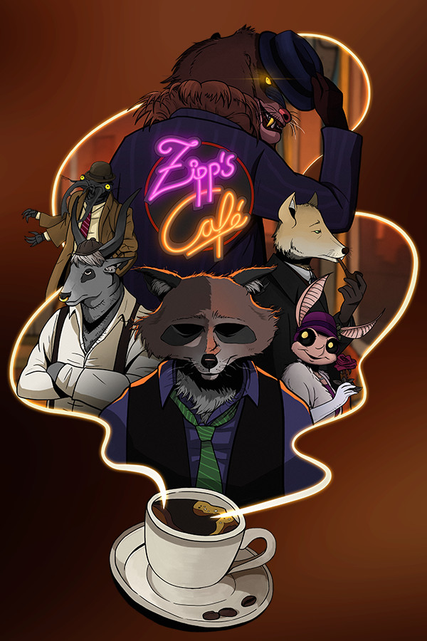 Zipp's Cafe (video game, interactive fiction, cooking simulation, furry ...
