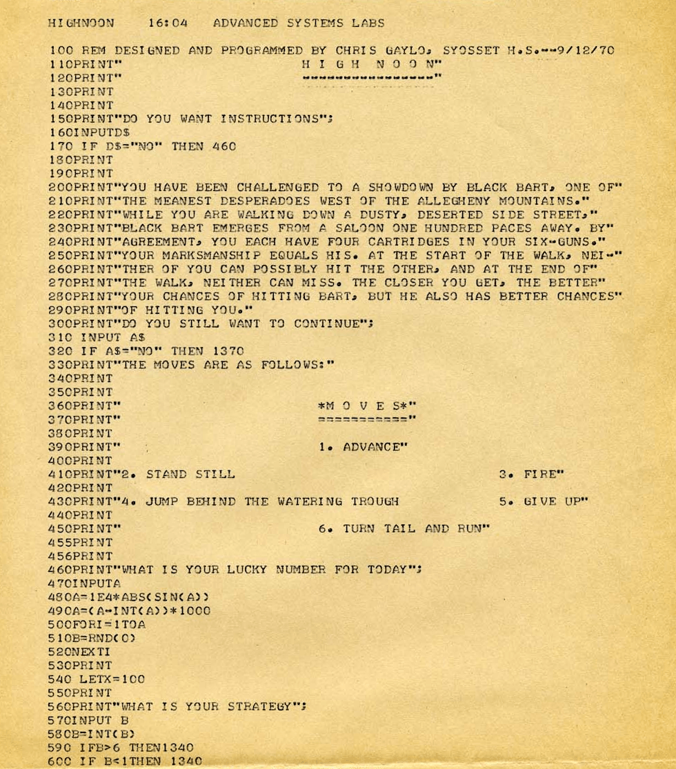 High Noon (video game, western, text sim) reviews & ratings ...