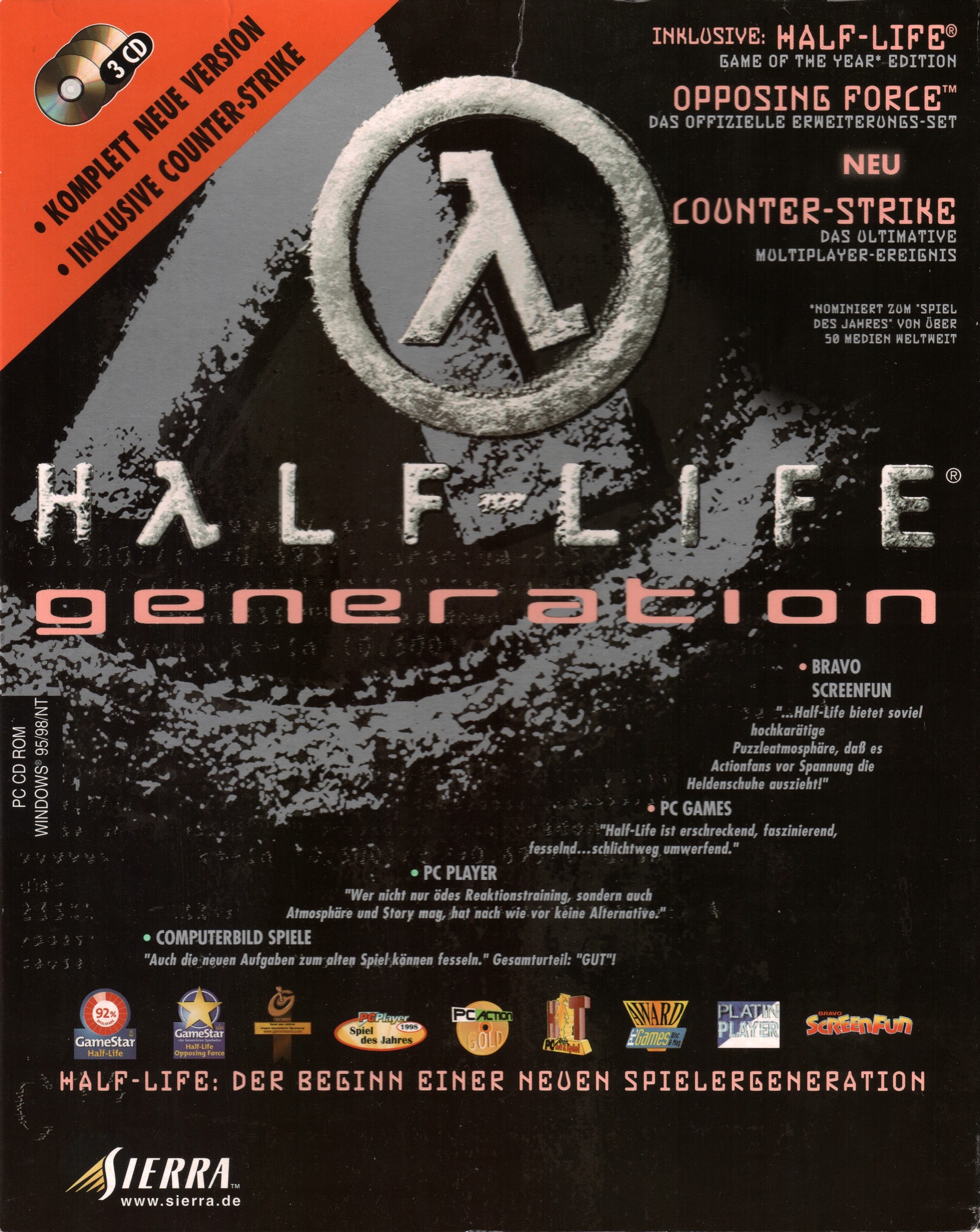 Half-Life: Platinum Collection (video game, Windows, 2000) reviews ...