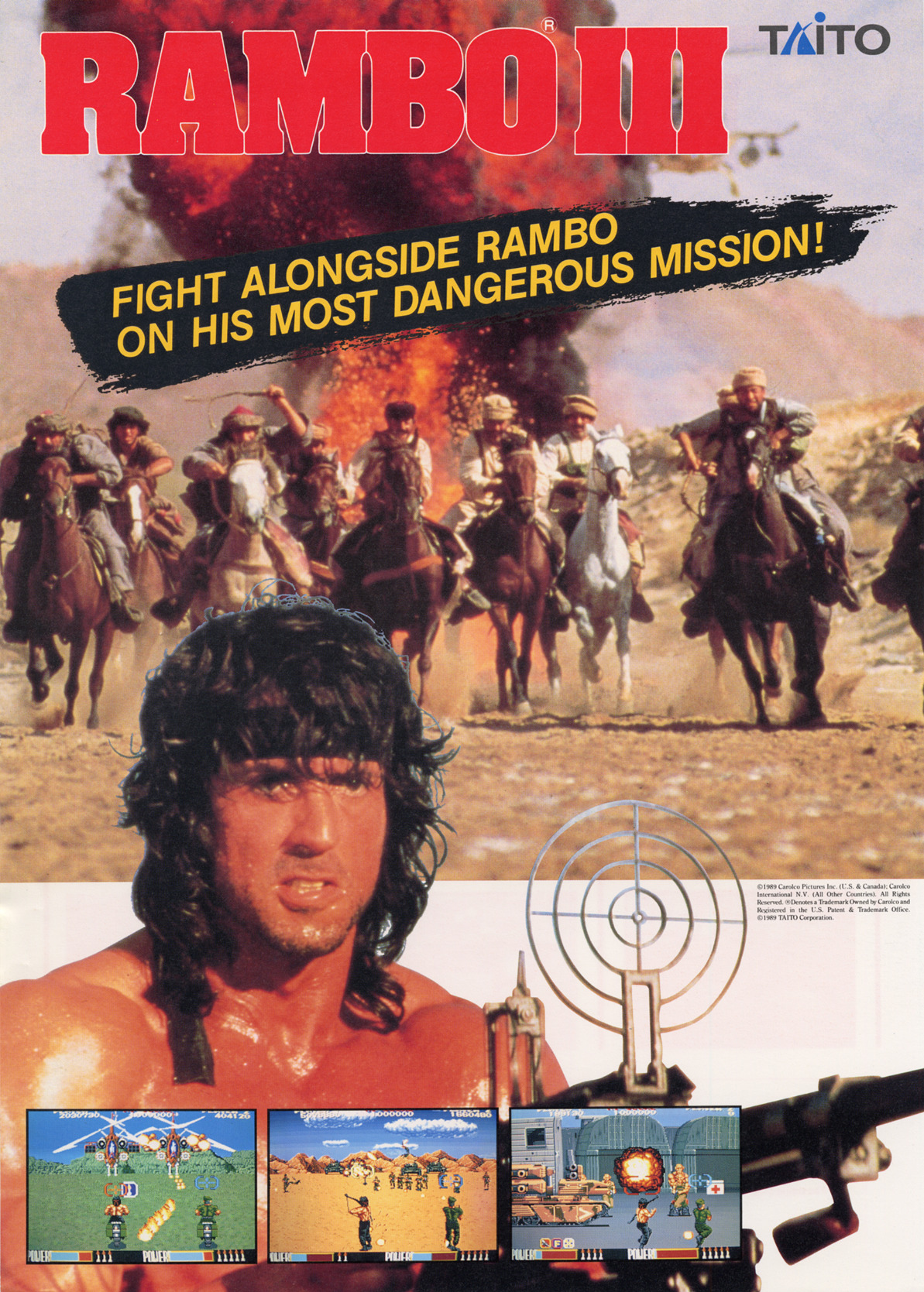 Rambo III (video game, rail shooter, war, Cabal shooter, licensed game ...