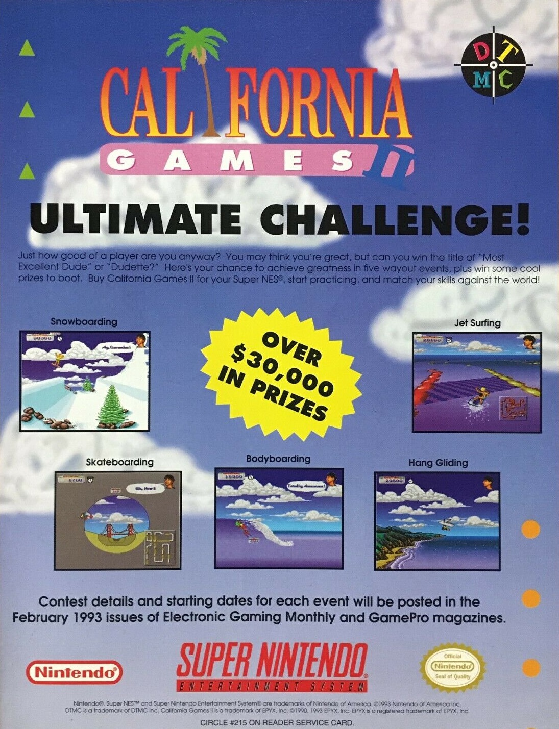 California Games II (video game, water sports) reviews & ratings ...