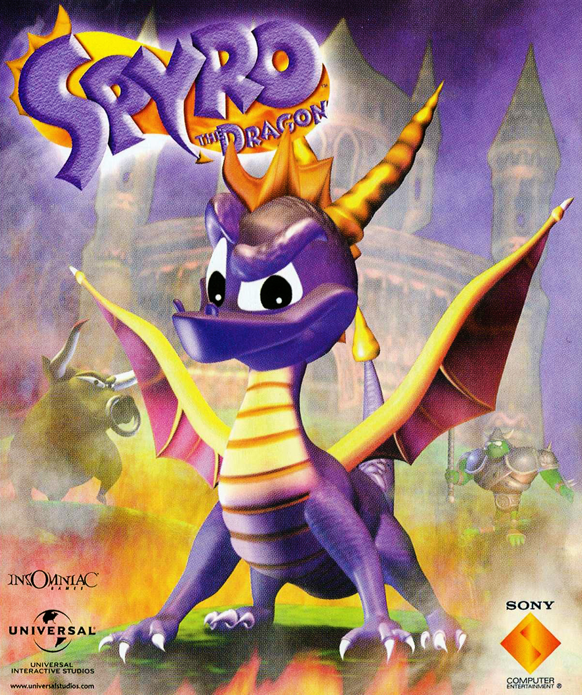 Spyro the Dragon (video game, 3D platformer, fantasy, collect-a-thon ...