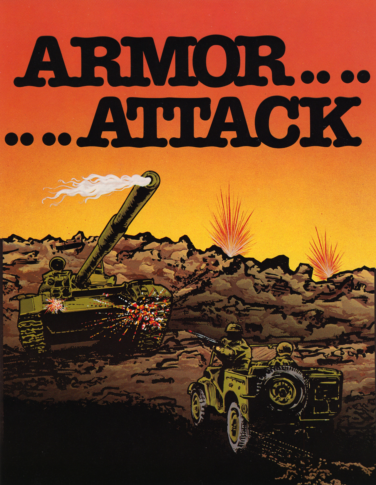Armor Attack (video game, multidirectional shooter, tank combat ...