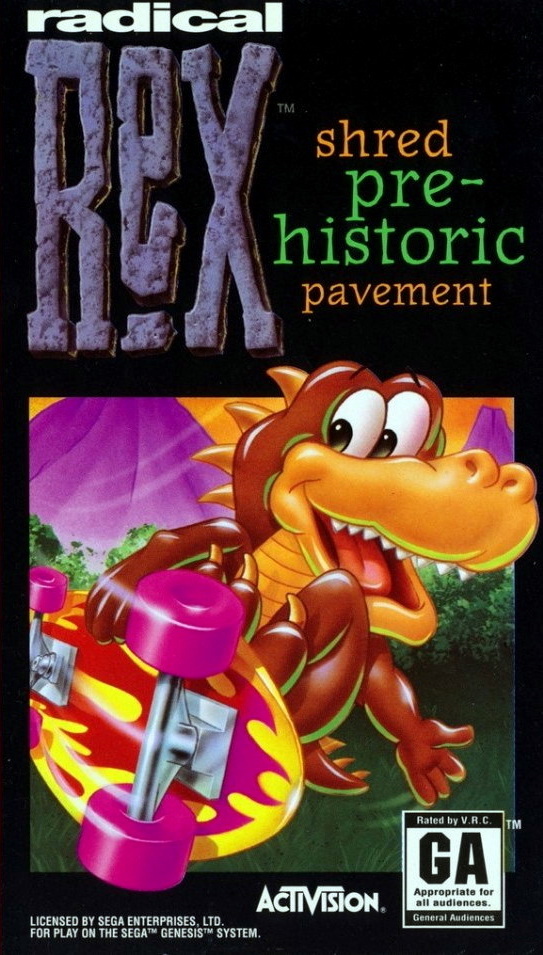 Radical Rex (video game, 2D platformer, fantasy, skateboarding ...