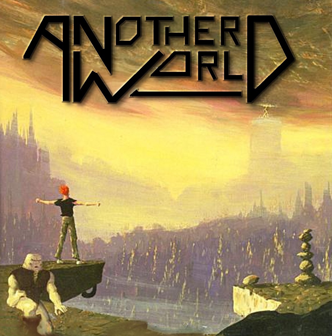 Another World (video game, cinematic platformer, science fiction, side ...