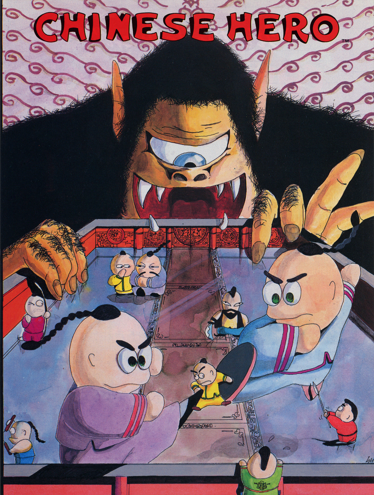Chinese Hero (video game, beat 'em up, martial arts, real-time, 3/4 ...