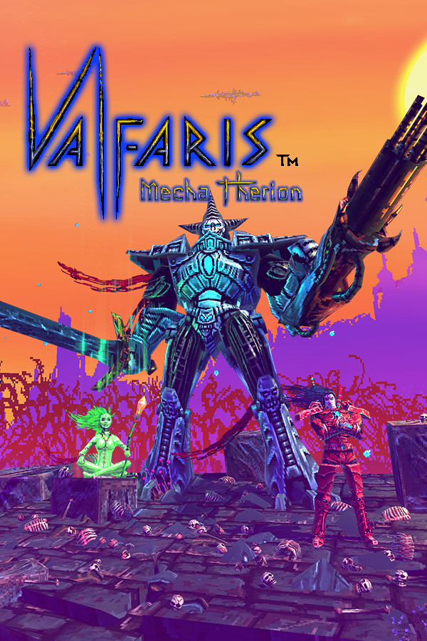 Valfaris: Mecha Therion (video game, scrolling shooter, space opera ...
