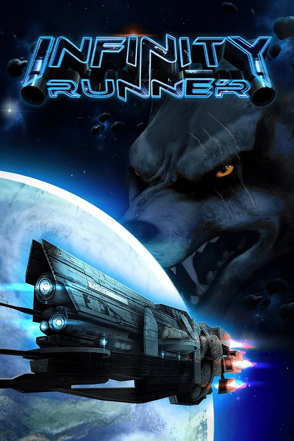 Infinity Runner (video game, auto runner, space, werewolf, first-person ...