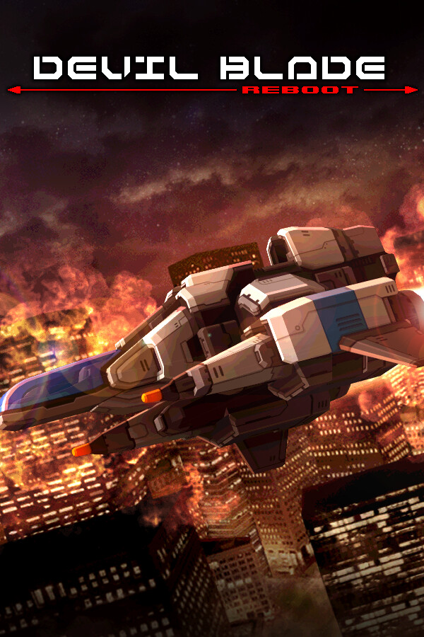 Devil Blade Reboot (video game, scrolling shooter, top-down, vertical ...