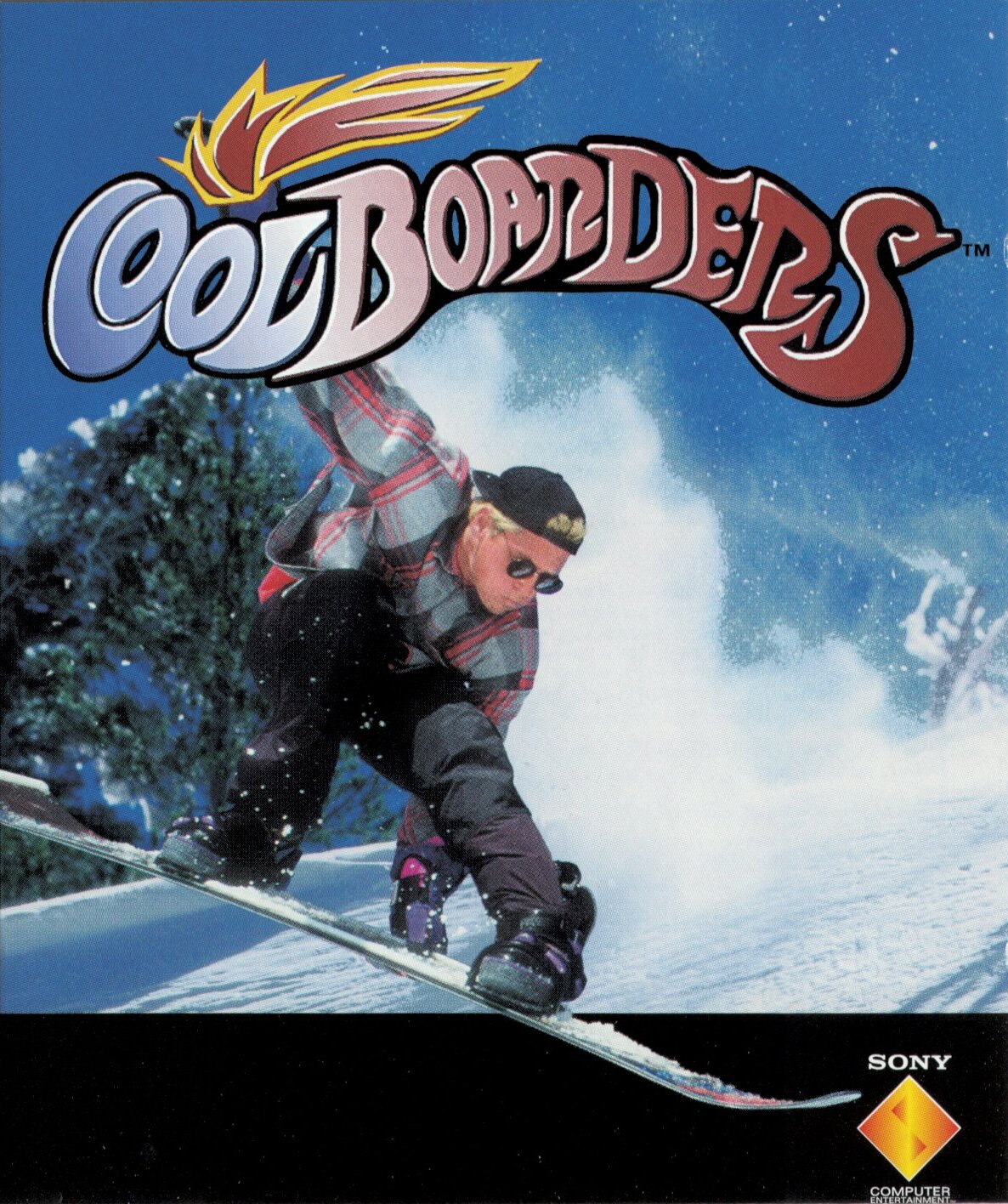 Cool Boarders video game snowboarding trick racing third person low poly real time reviews ratings Glitchwave