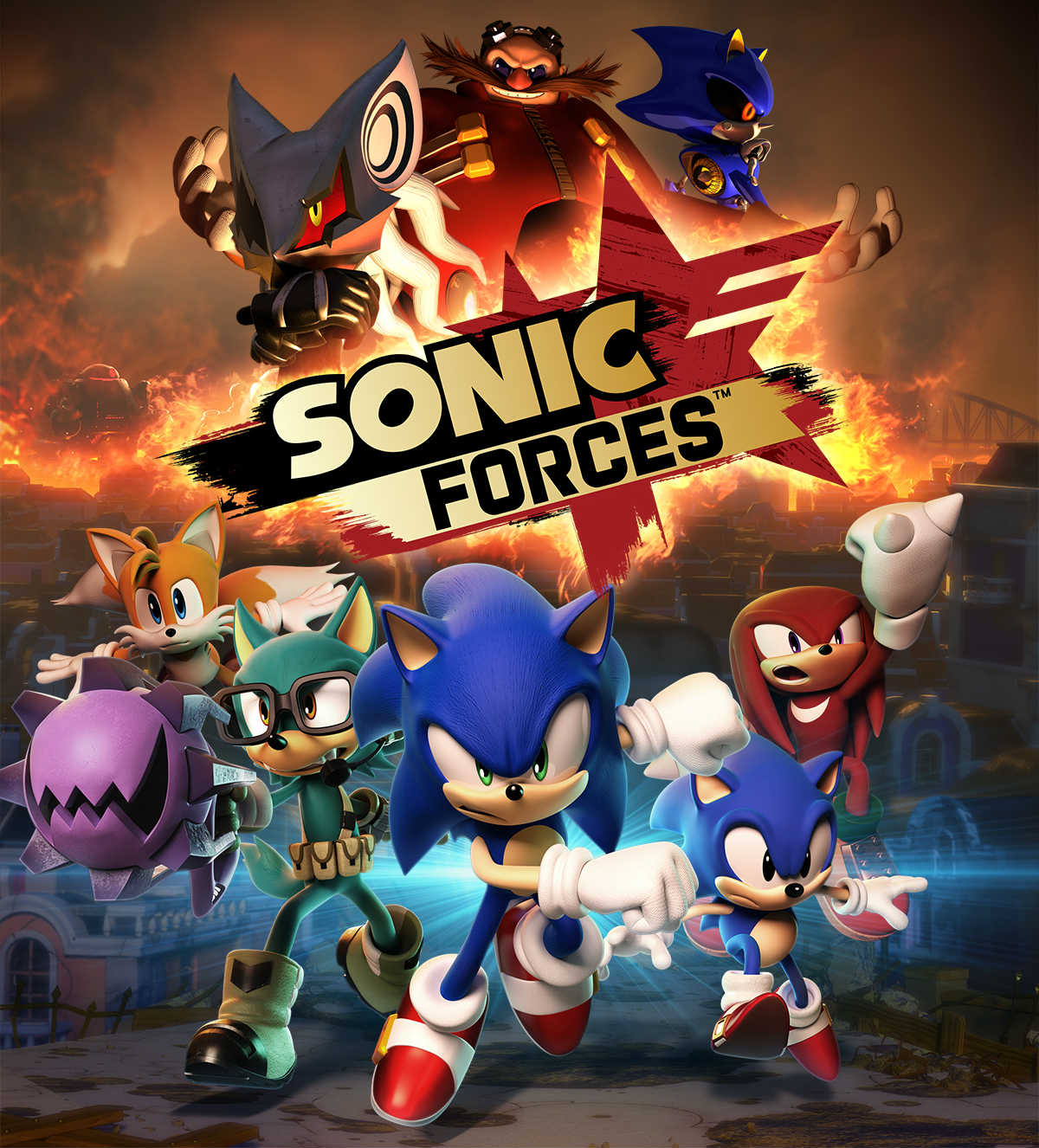 Sonic Forces (video game, 3D platformer, science fiction, 2D platformer ...