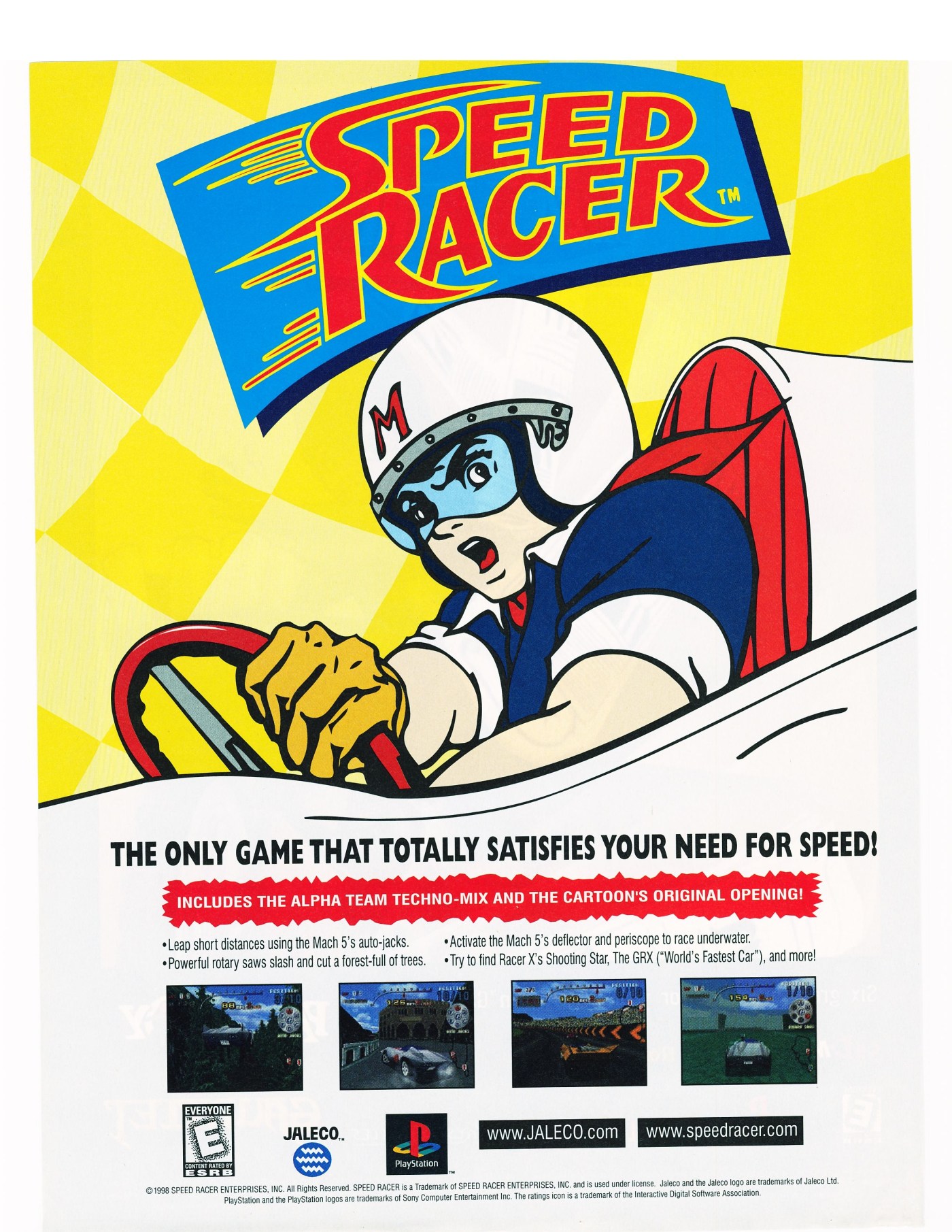 Speed Racer (video game, arcade racing, third-person, real-time ...