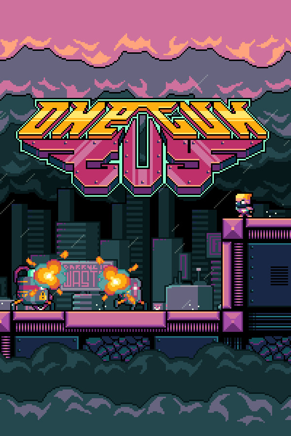One Gun Guy (video game, 2D platformer, run and gun, science fiction ...