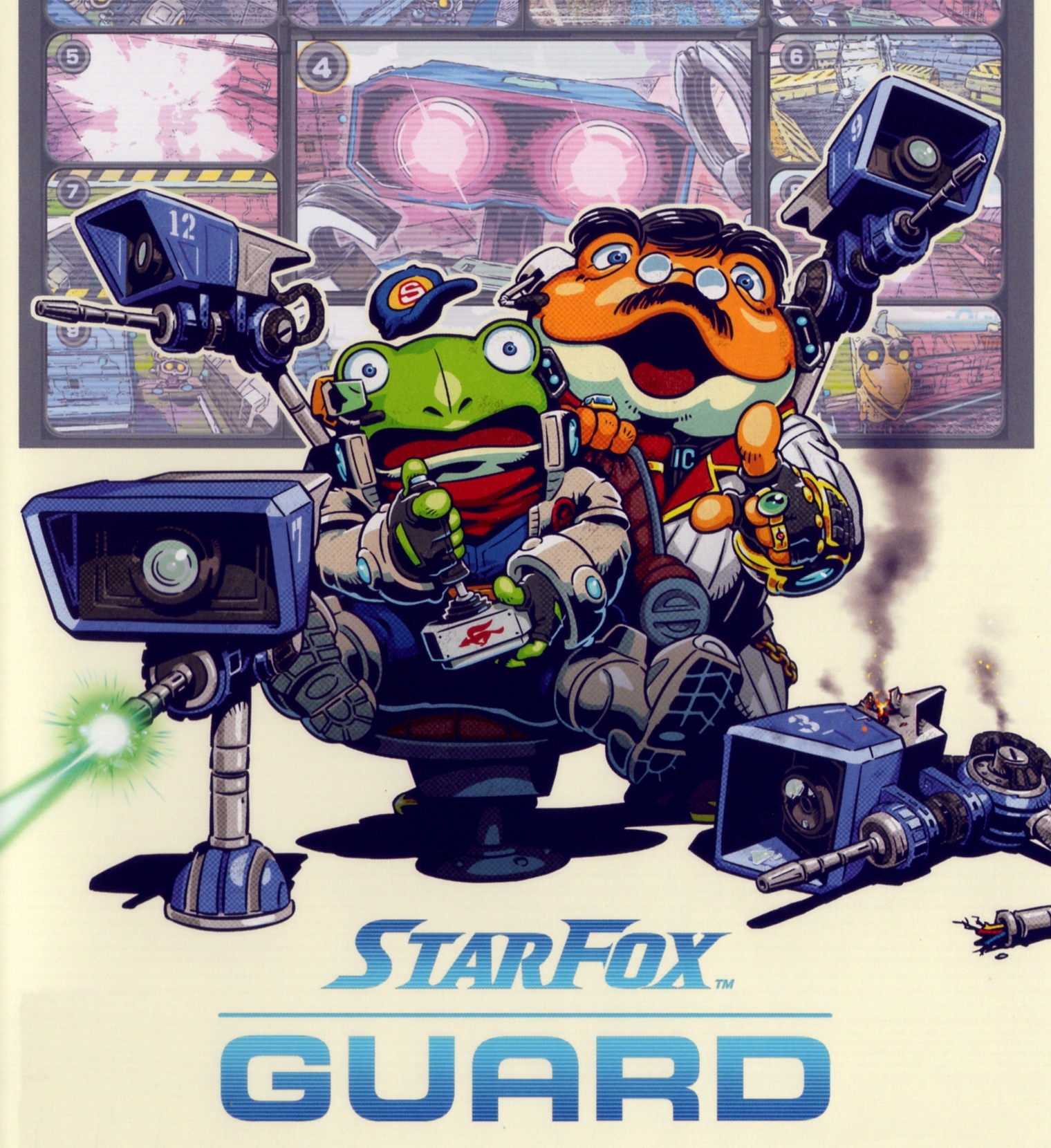 Star Fox Guard (video game, tower defense, science fiction, robot ...