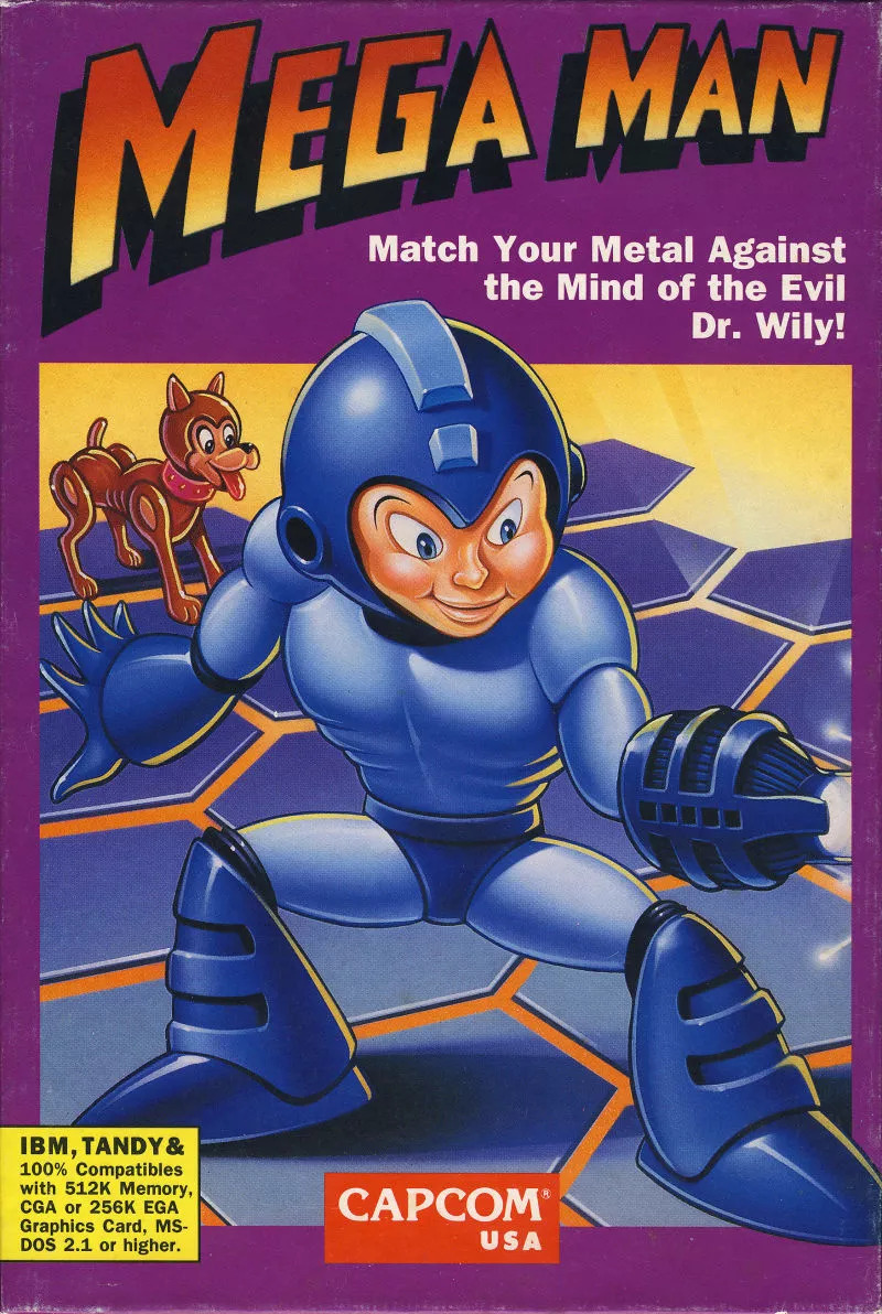 Mega Man [DOS] (video game, 2D platformer, science fiction, robot ...