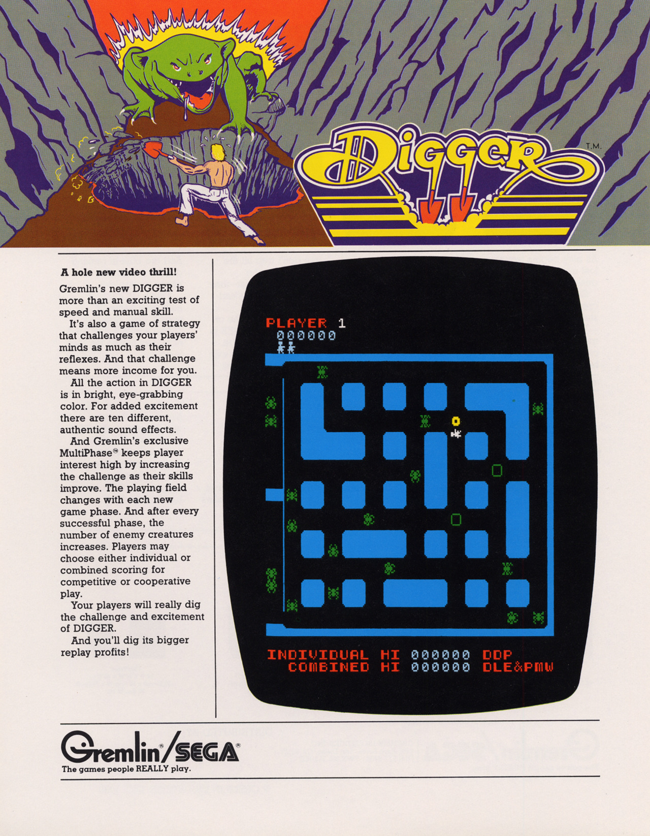 Digger (video game, maze chase) reviews & ratings - Glitchwave video ...