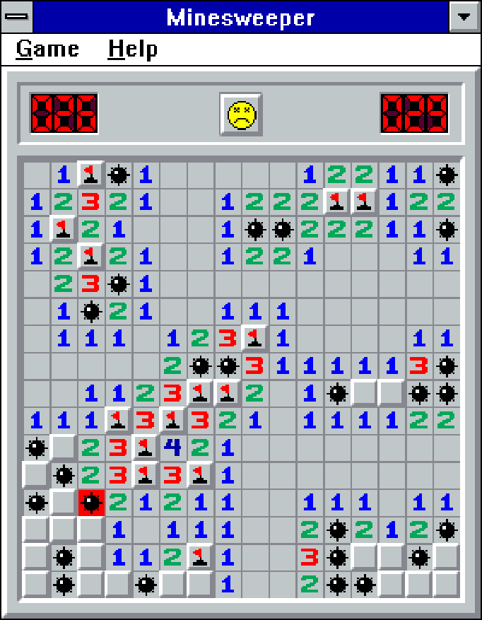 Microsoft Minesweeper (video game, Windows, 1992) reviews & ratings ...