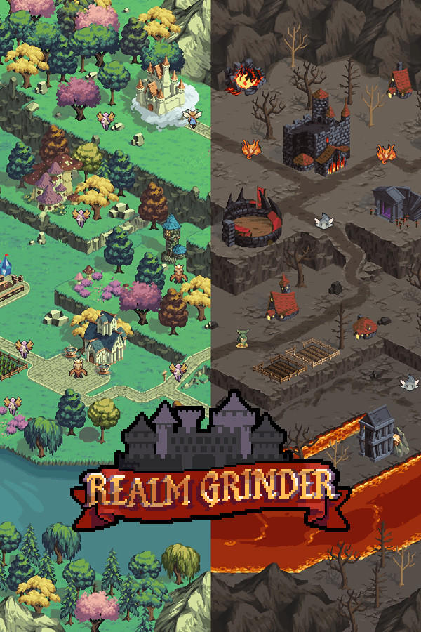Realm Grinder (video game, idle construction, high fantasy, isometric ...