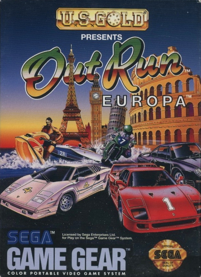 OutRun Europa (video game, Game Gear, 1992) reviews & ratings ...