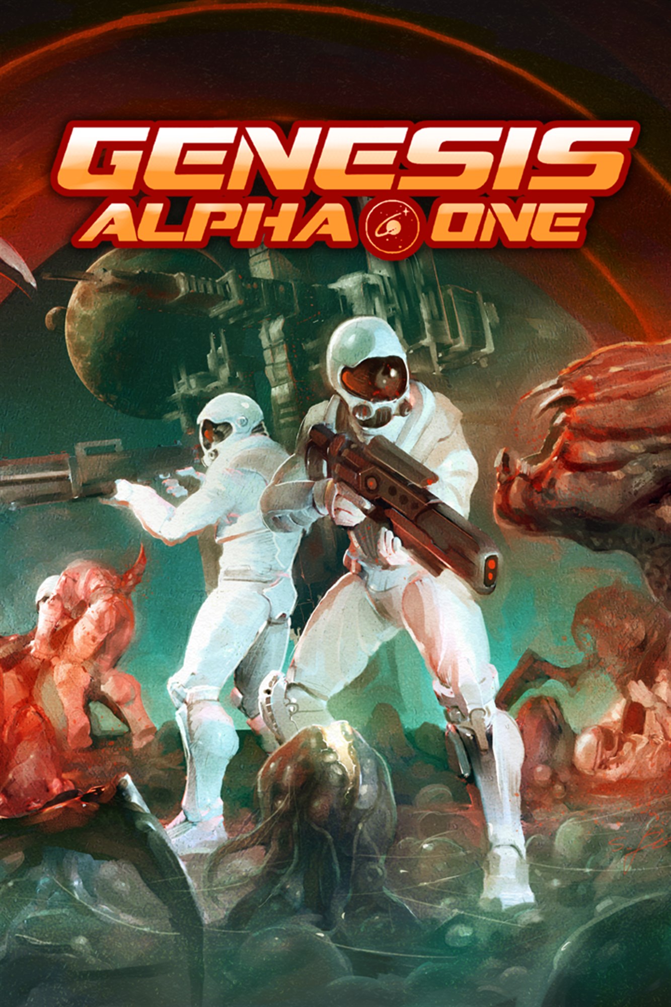 Genesis Alpha One (video game, first-person shooter, space, alien ...