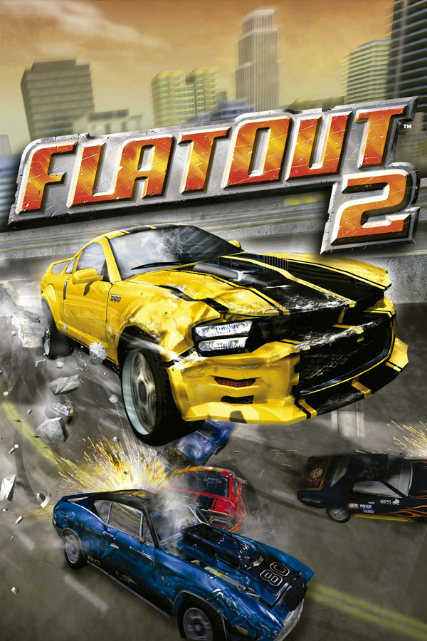 FlatOut 2 (video game, arcade racing, car combat, third-person, real ...