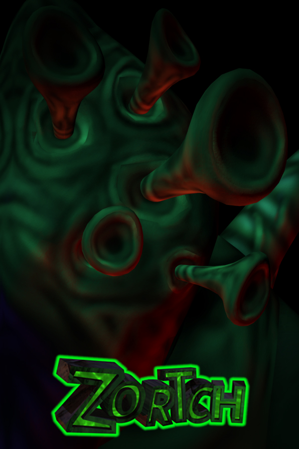 Zortch (video game, retro FPS, science fiction, low poly, alien, first ...