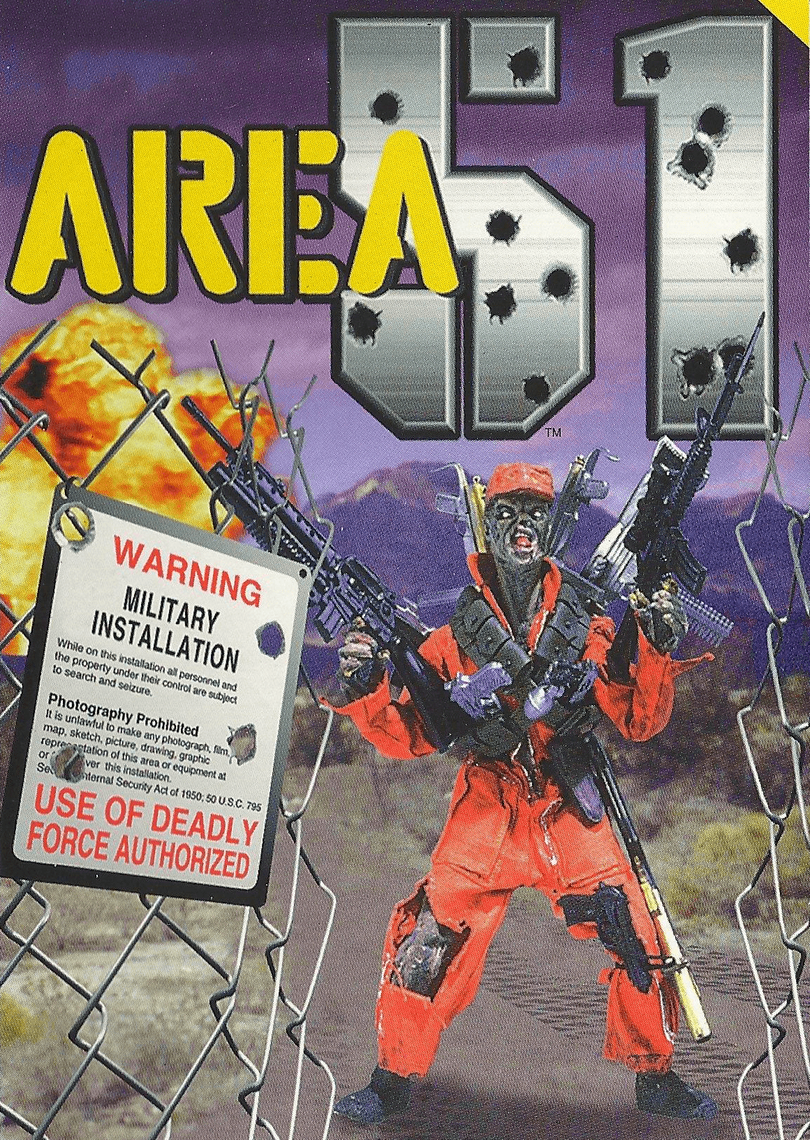 Area 51 (video game, light gun shooter, alien, rail shooter, zombie ...