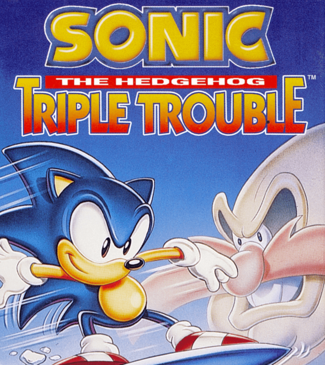 Sonic the Hedgehog: Triple Trouble (video game, 2D platformer, science fiction, side scroller ...