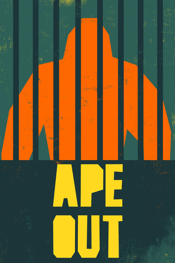 Ape Out (video game, beat 'em up, top-down, minimalist art, real-time ...
